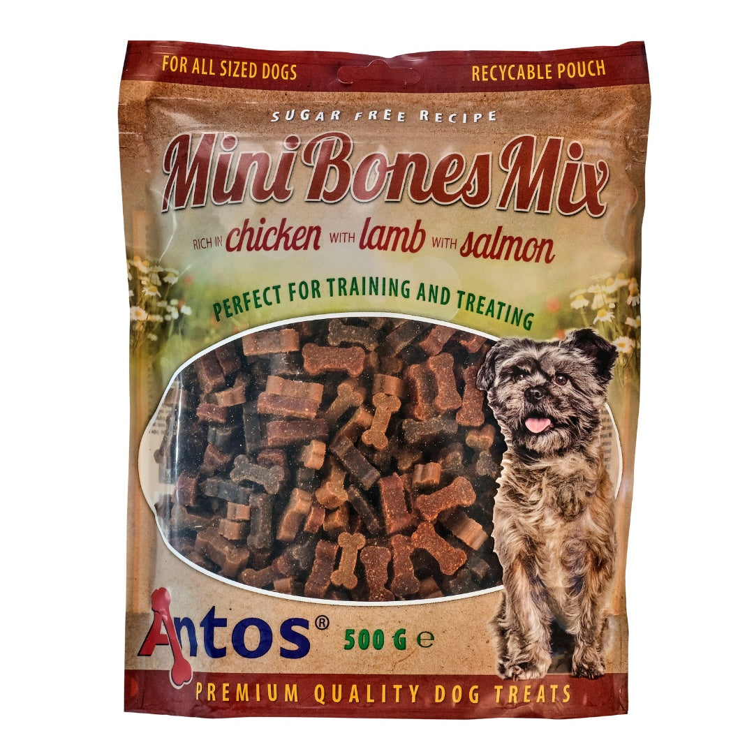 Antos Mixed Mini Bones Pack 500g (New Packaging) – Creature Comforts ...